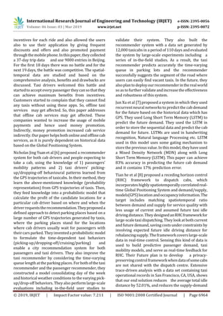 IRJET- Prediction of Cab Demand using Machine Learning | PDF | Computer Networking | Computing