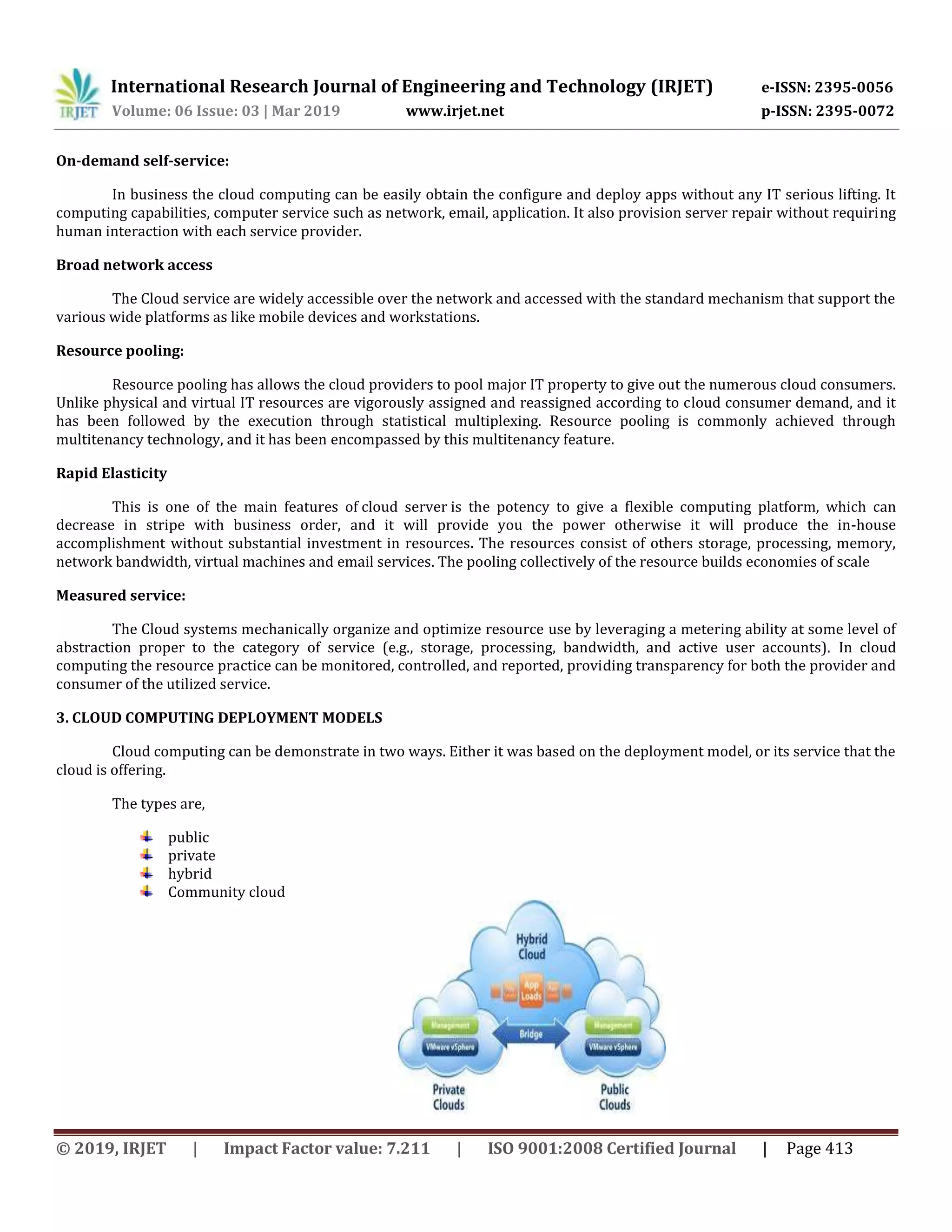 IRJET- An Ample Analysis of Cloud Computing Assessment Issues and ...