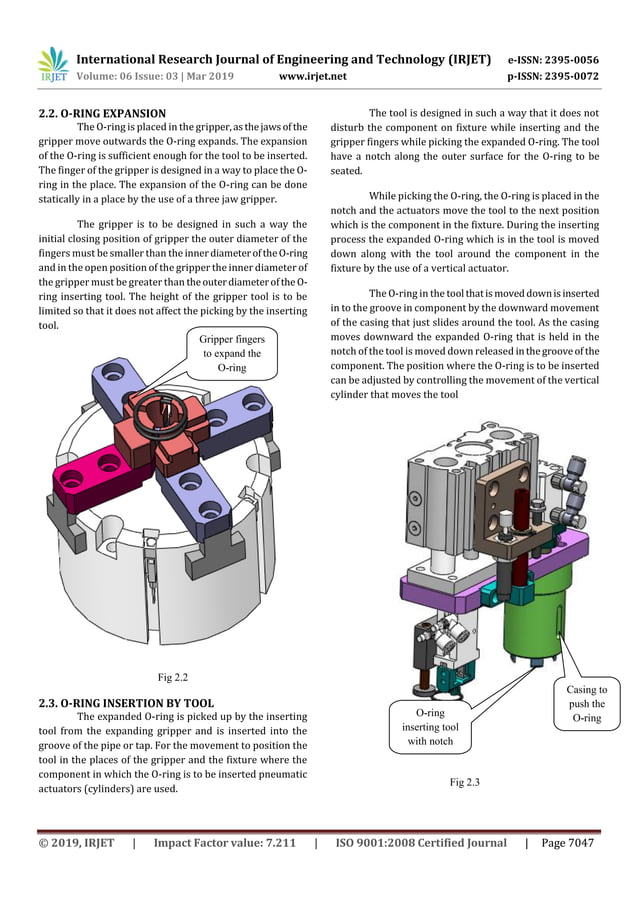 IRJET- O-Ring Insertion by Automation | PDF | Robotics | Technology ...