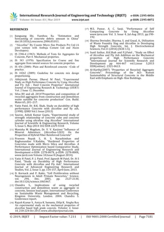 IRJET- An Experimental Study on Mechanical Properties of Concrete by ...