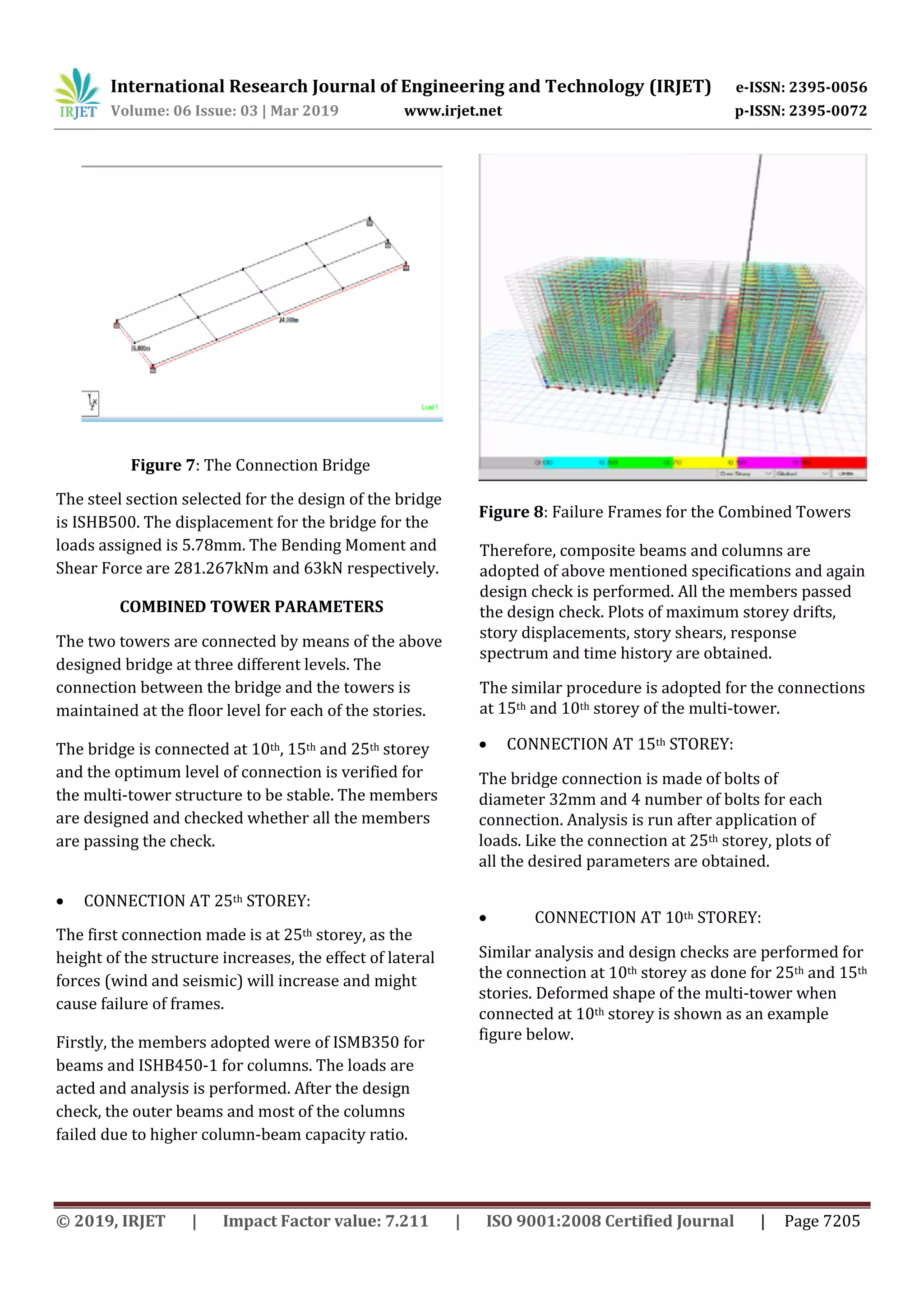 IRJET- Analysis of a Multi-Tower Frame Structure Connected at Different ...