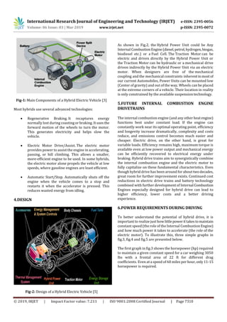 IRJET- Future Aspects of Four Wheeler Hybrid Vehicles - A Review | PDF