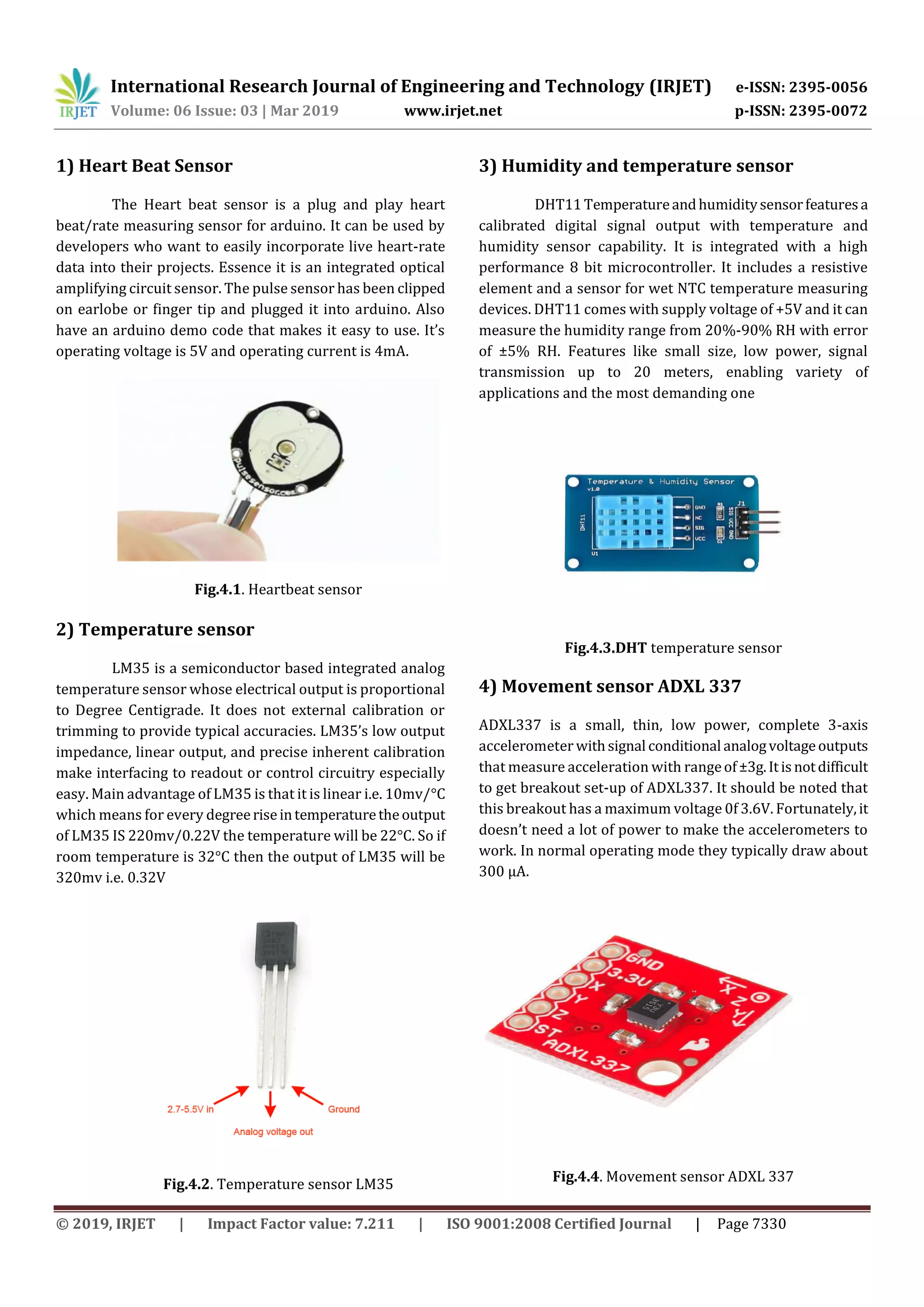 IRJET- Health Monitoring System for Heart Patient | PDF