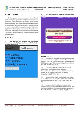 IRJET- Health Monitoring System for Heart Patient | PDF | Heart and Cardiovascular Diseases ...