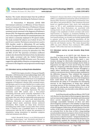 IRJET- Non Invasive Deep Brain Stimulation Via Temporally Interfering Electric Field for ...