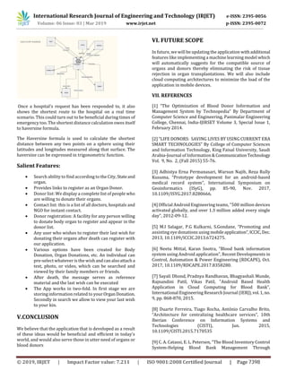 IRJET- An Android Application for Blood and Organ Donation Management | PDF