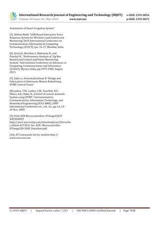 IRJET- 3 Phase Load Control using GSM Module | PDF | Radio Control | Hobbies & Interests