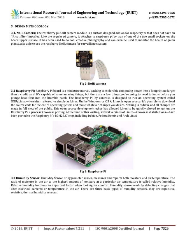 IRJET- IOT Based Plant Health Monitoring, Automated Fertilization and Irrigation using Raspberry ...