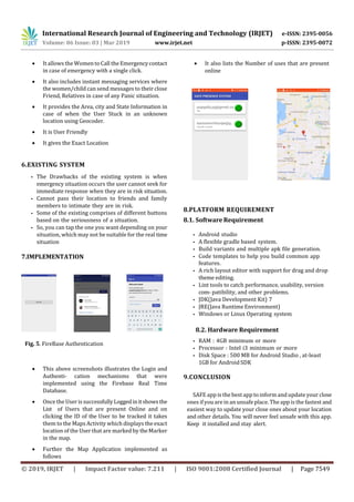 IRJET- Women Safety Application using Firebase and Geocoder | PDF