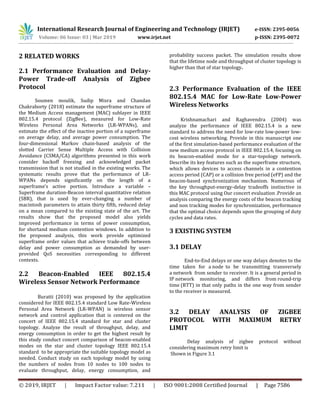 IRJET- Investigation on Delay and Power Minimization in IEEE 802.15.4 Protocol using CSMA-CA ...