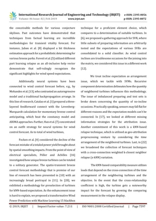 IRJET- Wind Energy Storage Prediction using Machine Learning | PDF