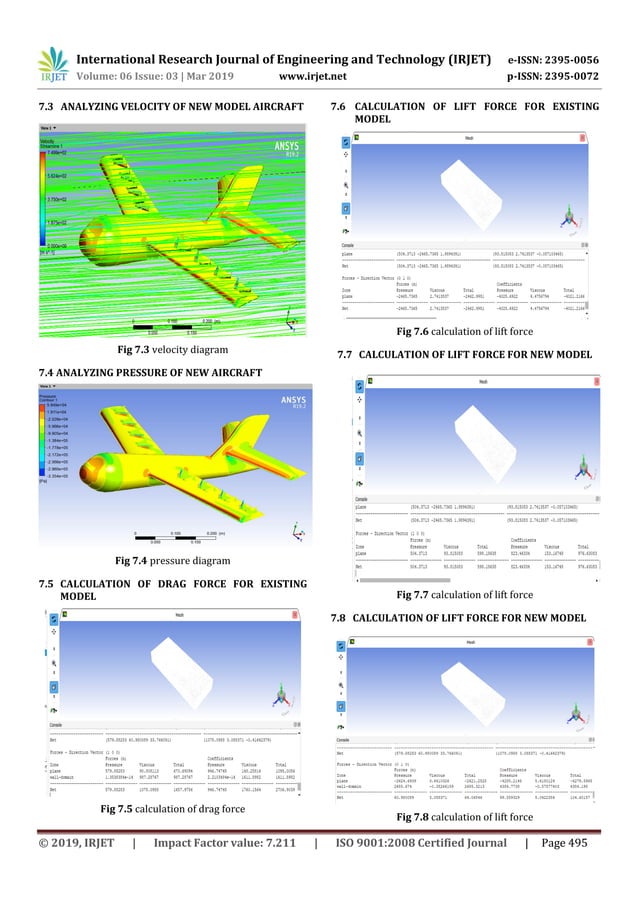 Irjet Flow Simulation For Aircraft Using Computational Fluid Dynamics