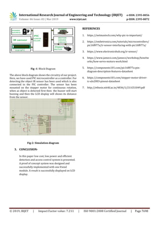 IRJET- Mini IR Radar for unauthorized object detection | PDF