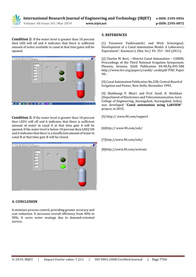 IRJET-Canal Automation Using LabVIEW | PDF