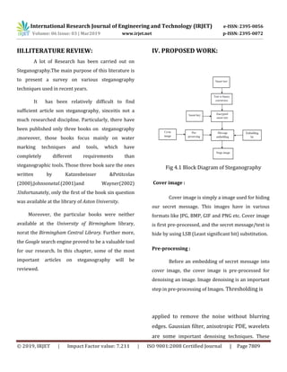 IRJET- Image Processing using Steganography | PDF