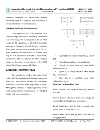 IRJET- Image Processing using Steganography | PDF
