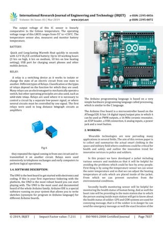 IRJET- Smart Army Jacket | PDF