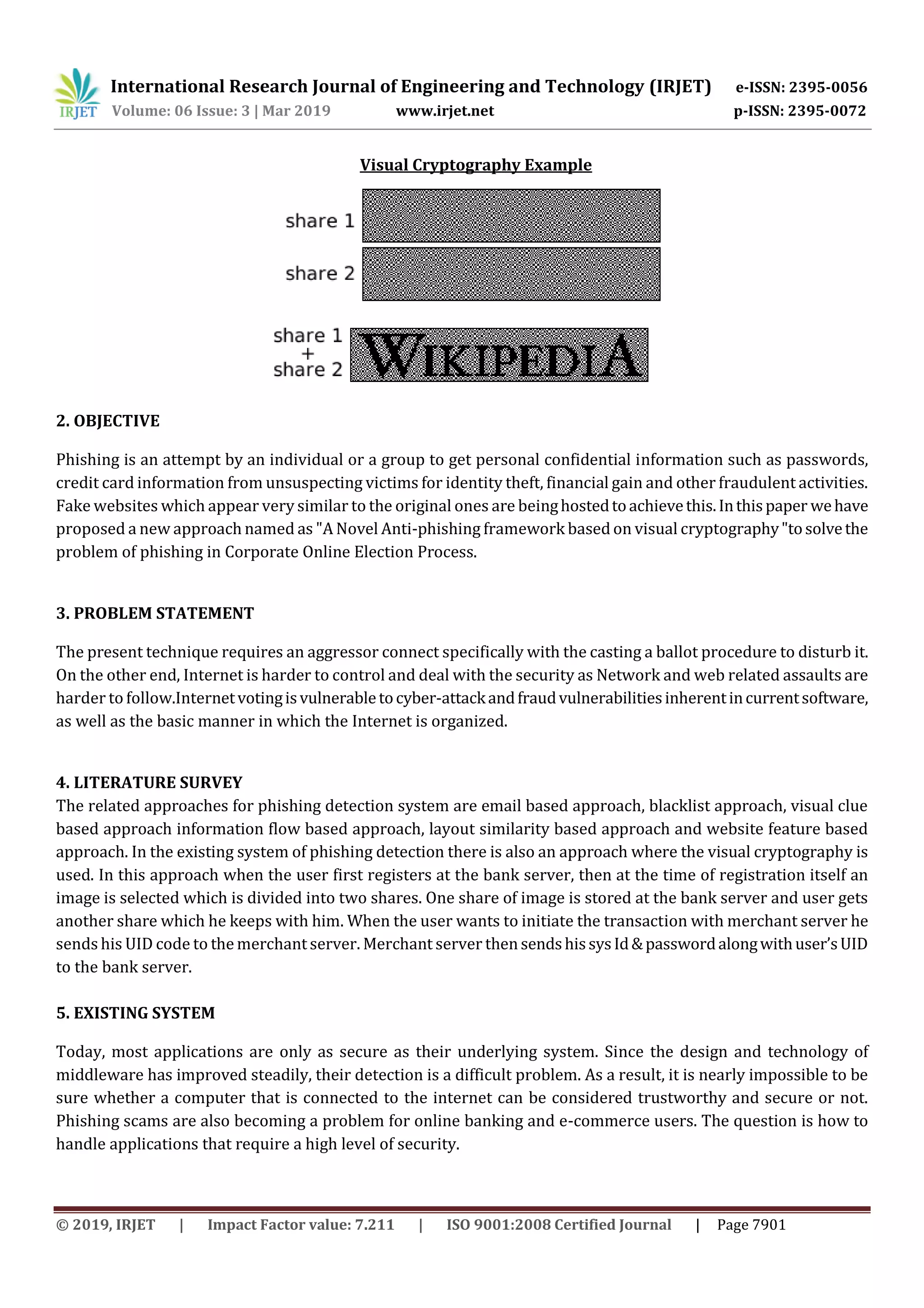 Irjet Phishing Attack Based On Visual Cryptography Pdf 