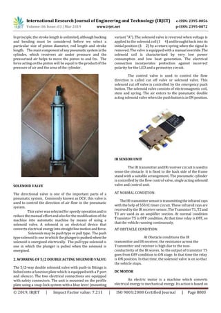 IRJET- Design and Fabrication of Pneumatic Bumper for Four Wheeler | PDF