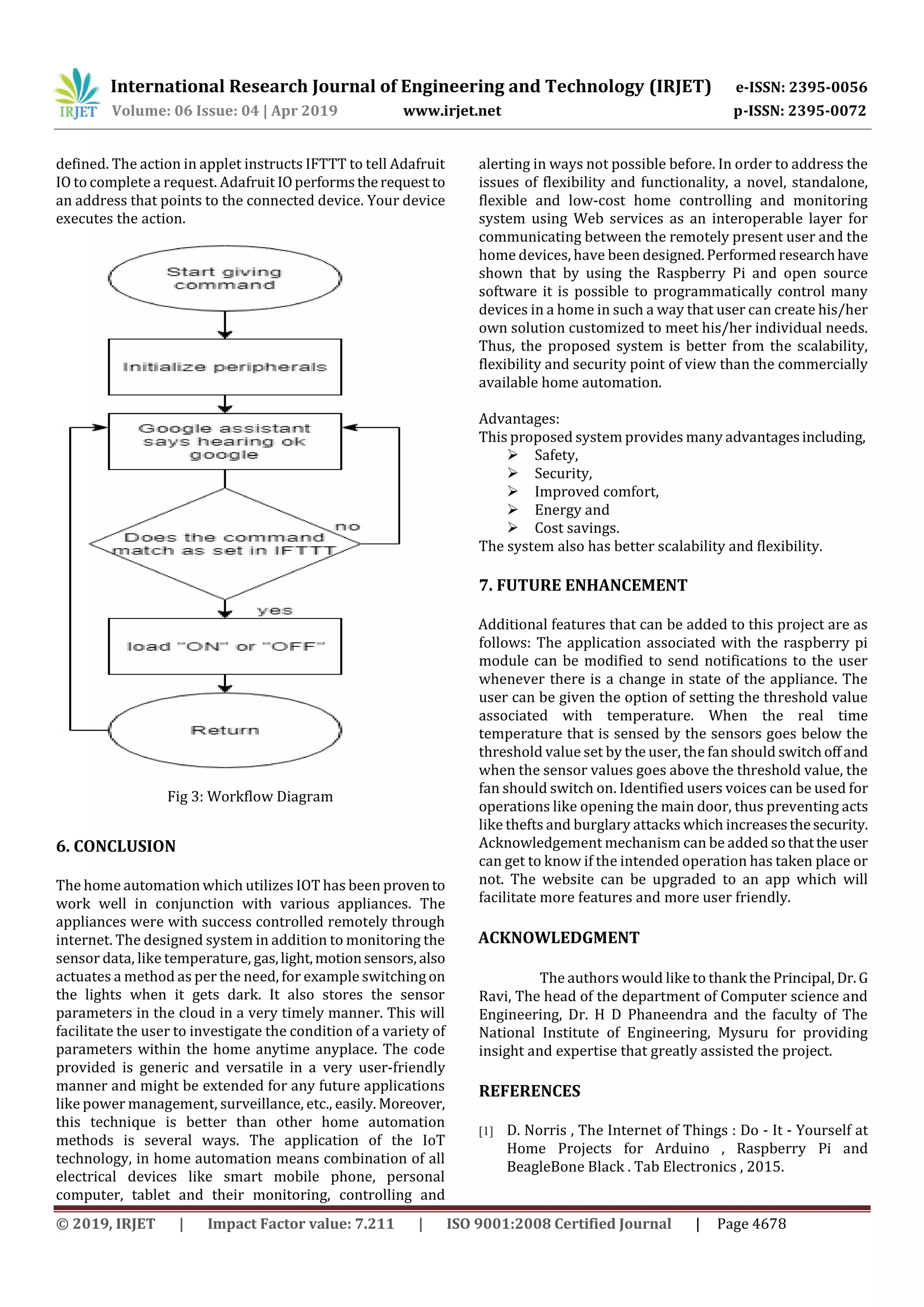 IRJET- Voice Controlled Home Automation System | PDF