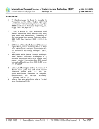 IRJET- Personal Monitoring of Blood Pressure using Android Smart Phones ...