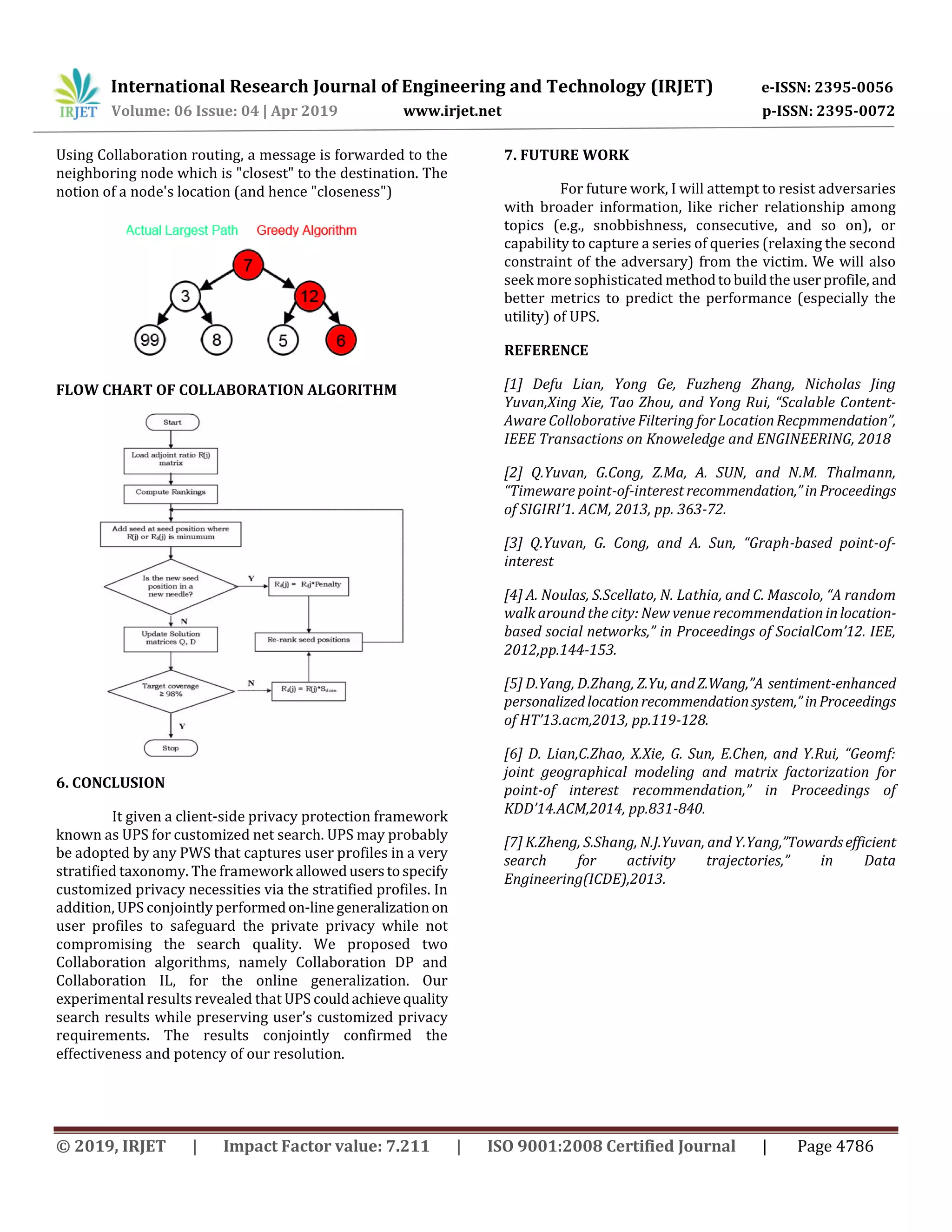 IRJET- Scalable Content Aware Collaborative Filtering for Location Recommendation | PDF | Search ...