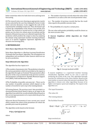 IRJET- Crop Price Forecasting System using Supervised Machine Learning Algorithms | PDF