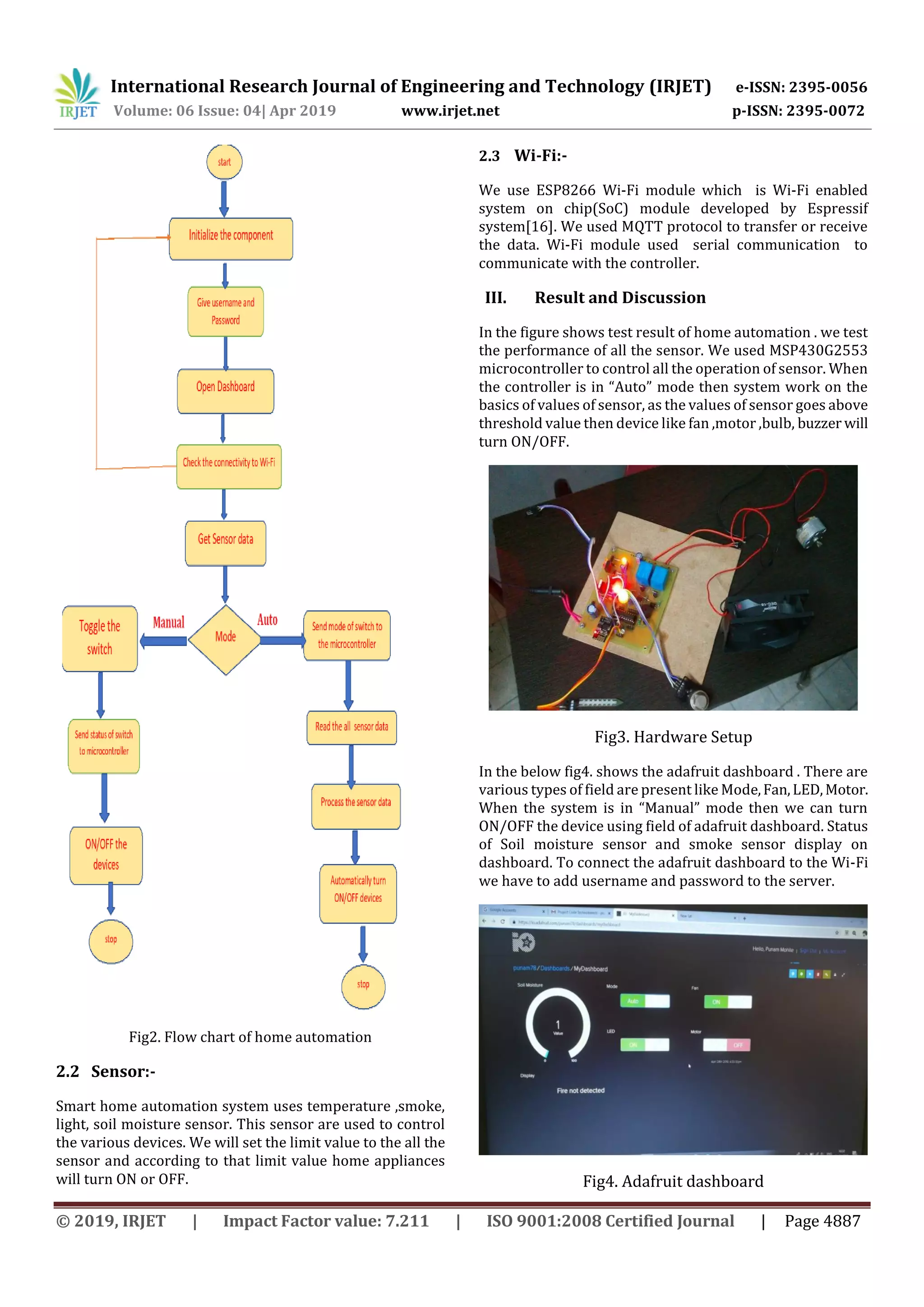 IRJET- Smart Home Automation and Security using Msp430 | PDF