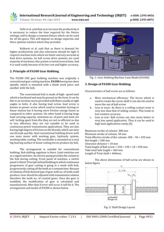 IRJET- Design, Development and Manufacturing of Tangential Feed for a ...