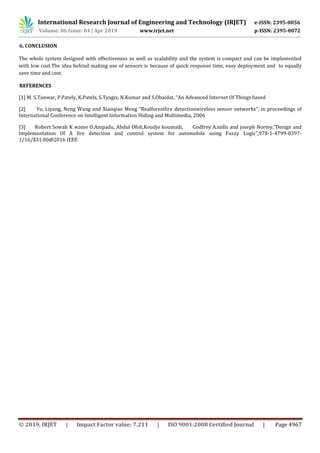 IRJET- Forest Fire Detection and Alerting System | PDF