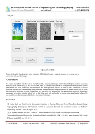 IRJET- A Novel Technique of Image Steganography | PDF