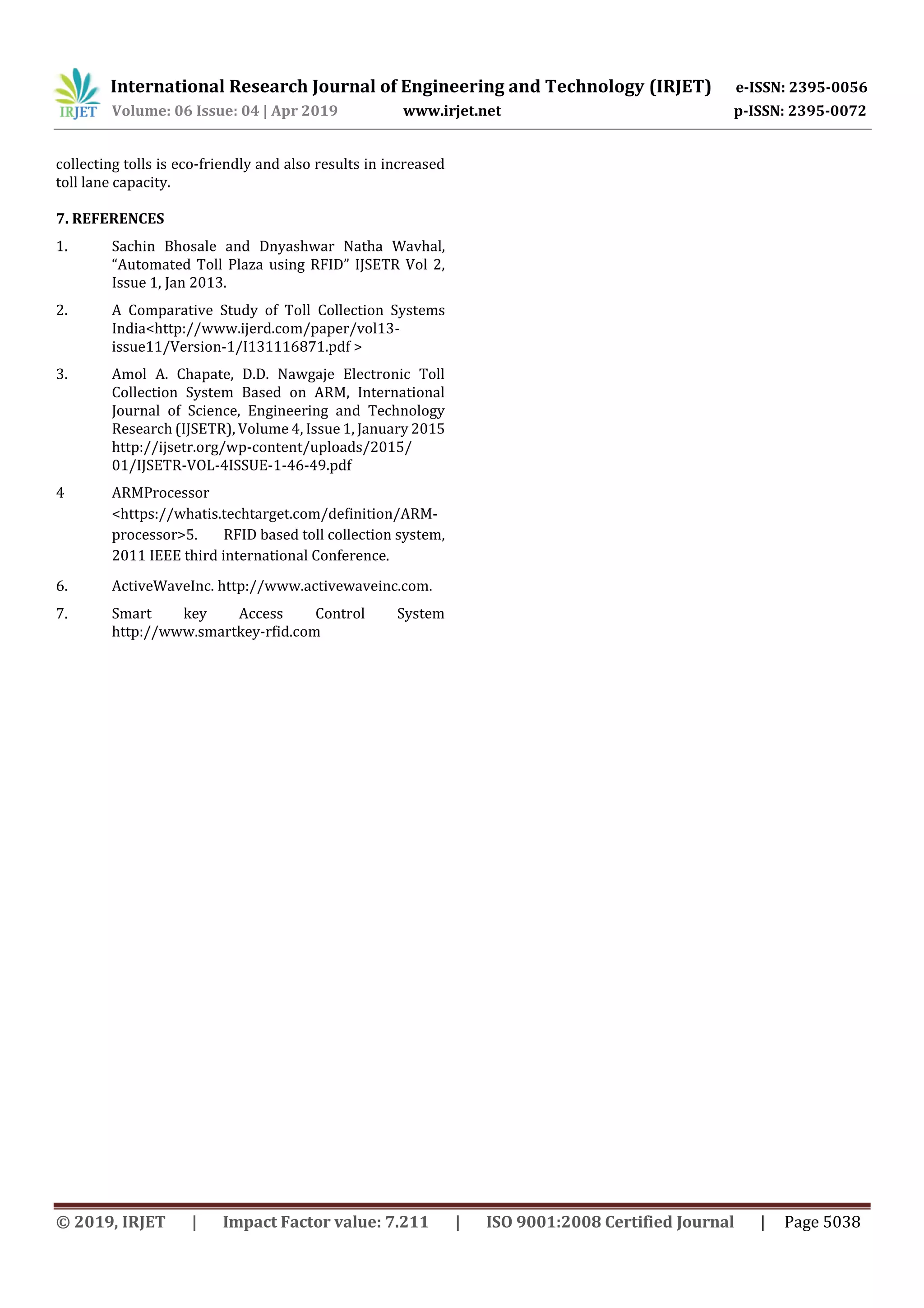 IRJET- Automated Tollgate System Using Online Payment And Image ...