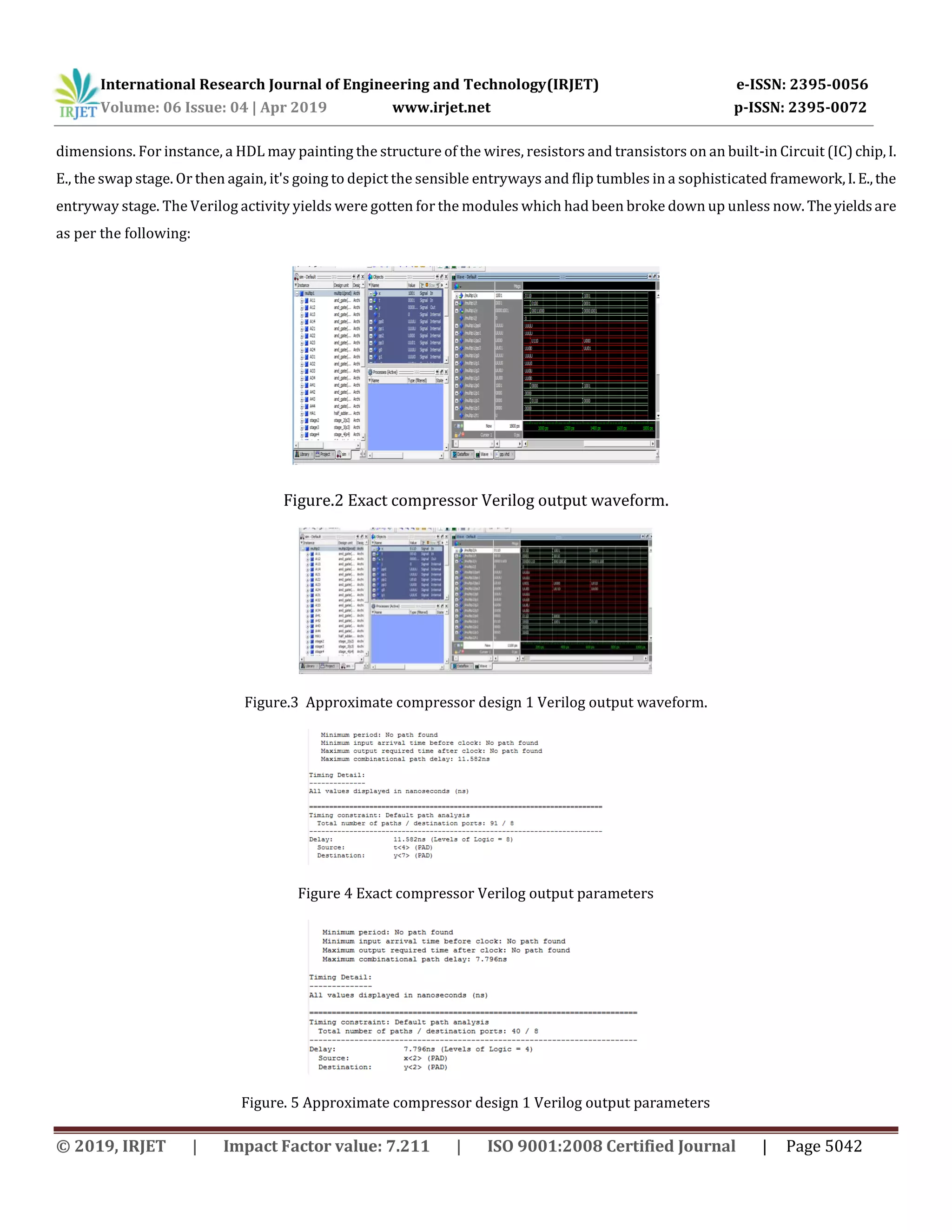 Irjet Approximate Multiplier And 8 Bit Dadda Multiplier Implemented Through Image Processing Pdf
