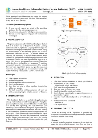 IRJET- NEEV: An Education Informational Chatbot | PDF
