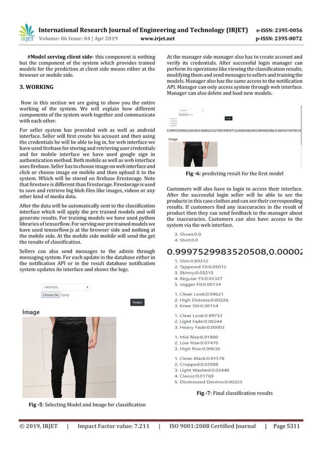 IRJET- Automatic Detection of Characteristics of Clothing using Image ...