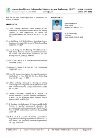 IRJET- Development and Design of Recommendation System for User Interest Shopping by Machine ...