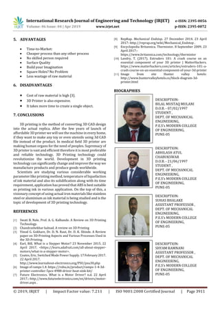 IRJET- Review on Low Cost 3D Printing | PDF | 3-D Graphics | Computer Software and Applications