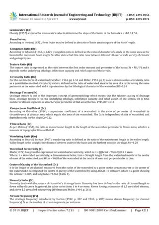 IRJET- Morphometric Analysis of Venna River Basin using Geospatial Tool ...