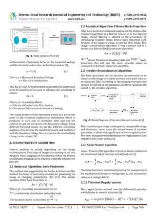 IRJET- Image Reconstruction Algorithm for Electrical Impedance Tomographic System | PDF