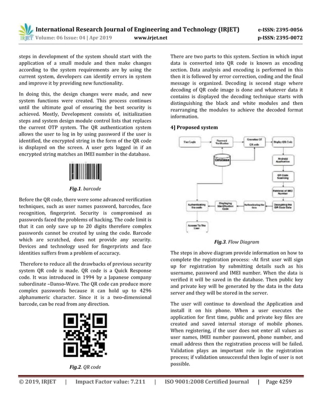 IRJET- Two Way Authentication for Banking Systems | PDF