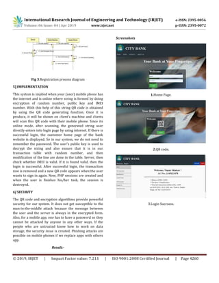 IRJET- Two Way Authentication for Banking Systems | PDF