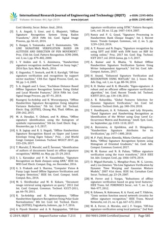IRJET- Handwritten Signature Verification using Local Binary Pattern Features and KNN | PDF