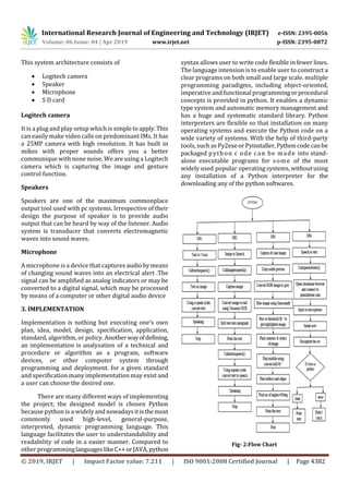 IRJET- Communication System for Blind, Deaf and Dumb People using Internet of Things | PDF ...