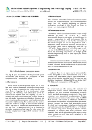 IRJET- An IoT Driven Healthcare System for Remote Monitoring | PDF