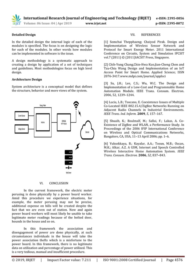 IRJET- Wifi based Smart Electric Meter using IoT | PDF | Home Utilities ...