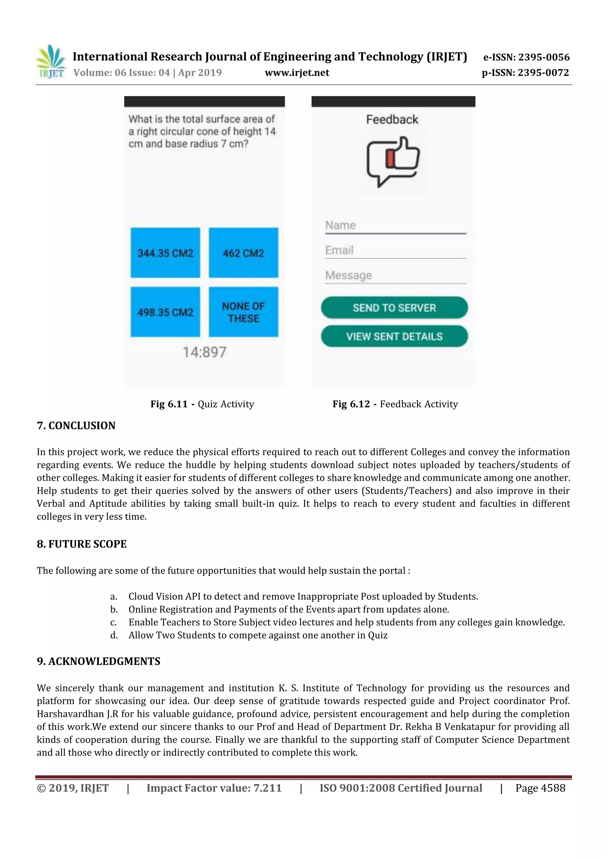 IRJET- Student Portal | PDF