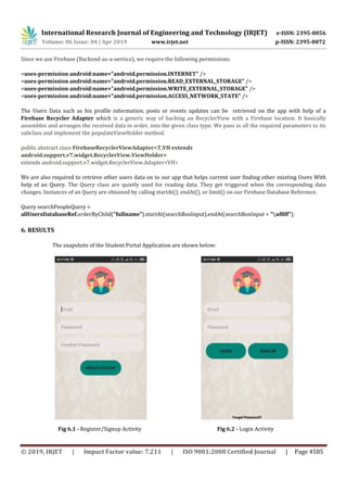 IRJET- Student Portal | PDF