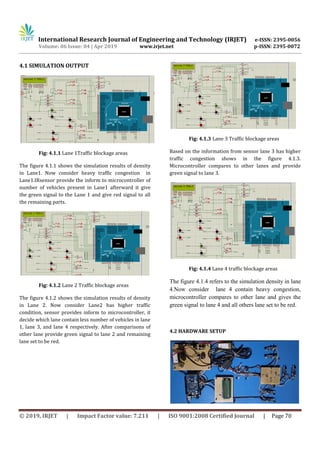 IRJET- Automatic Traffic Control System based on the Vehicular Density ...