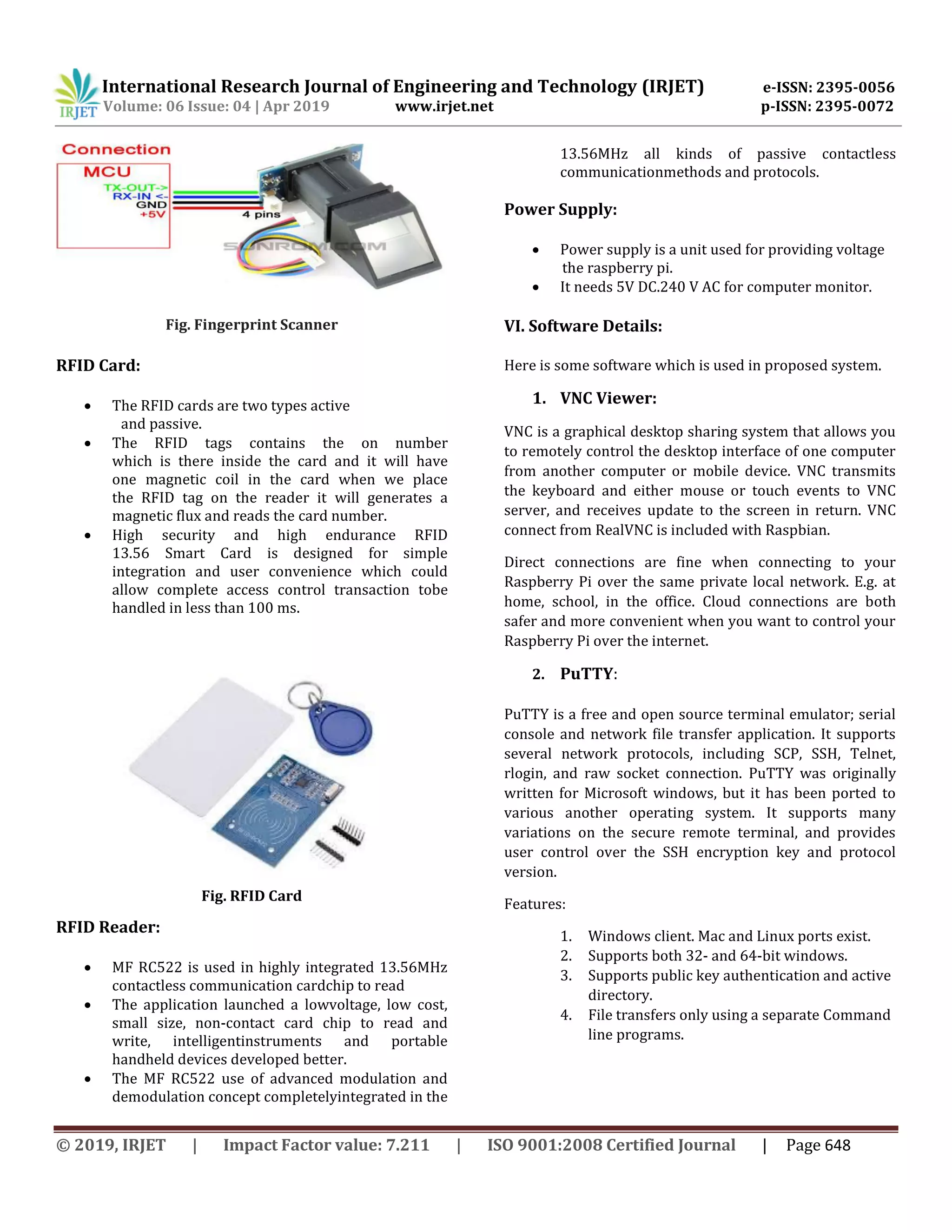 IRJET- Smart Rationing System using RFID and Raspberry Pi | PDF