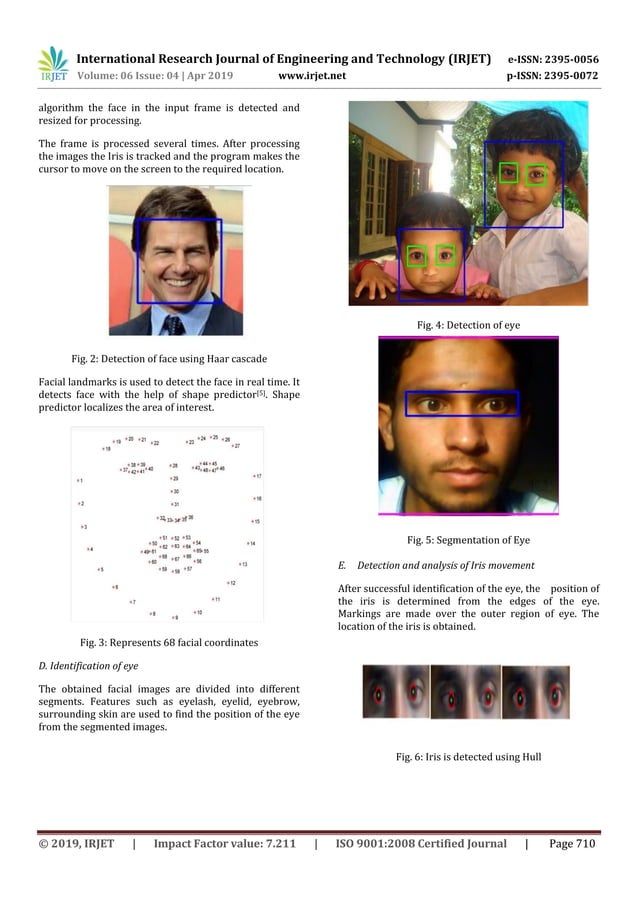 IRJET- Iris Controlled Access Mechanism for the Physically Challenged | PDF